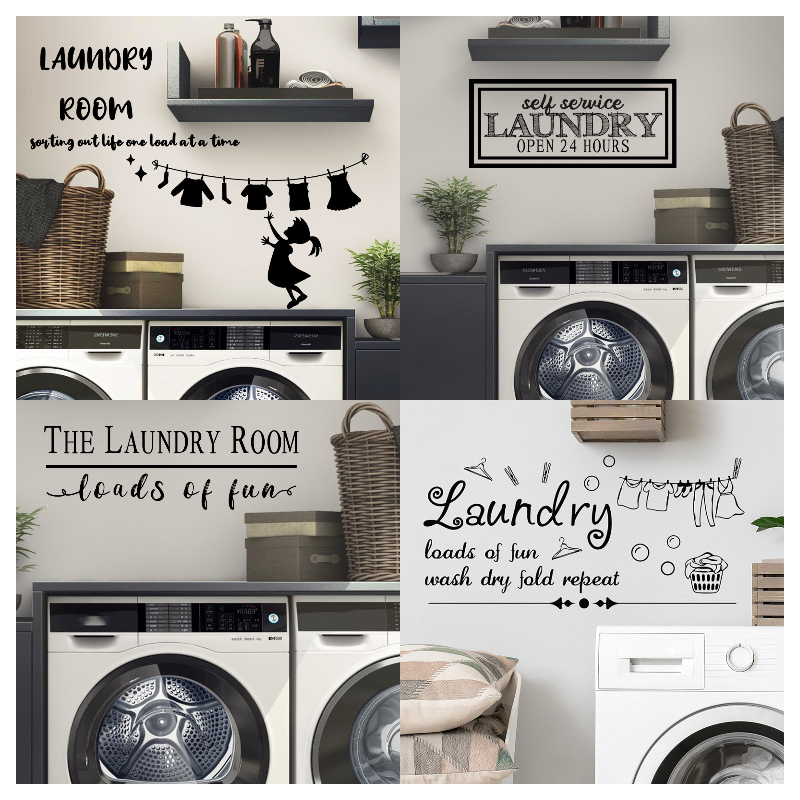 30X60CM Laundry Creative Clothes Rack Laundry Room Beautification ...