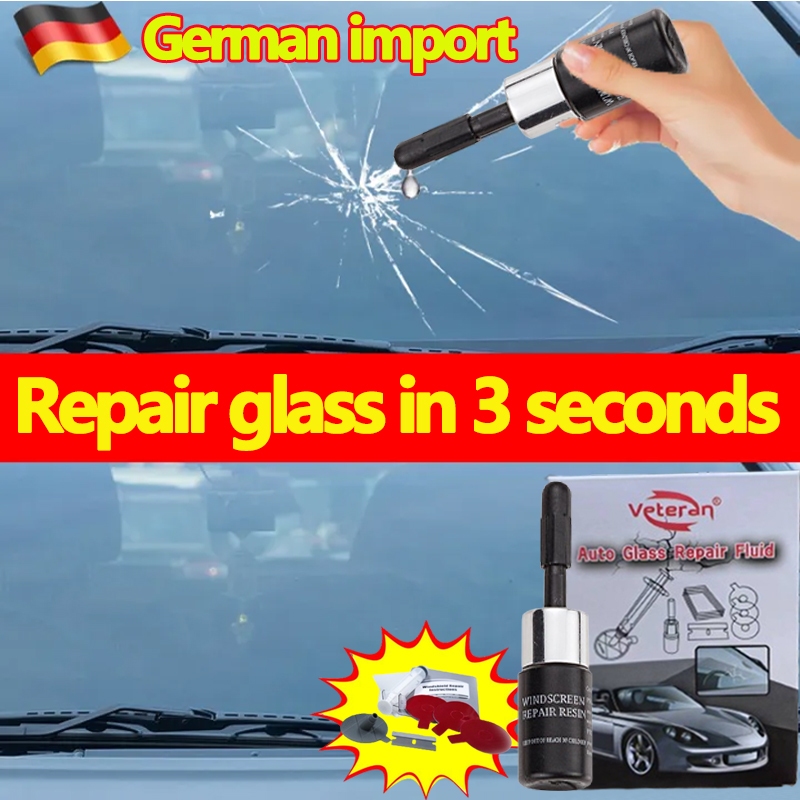 3 seconds to repair Verve Windscreen repair kit Gam cermin kereta retak ...