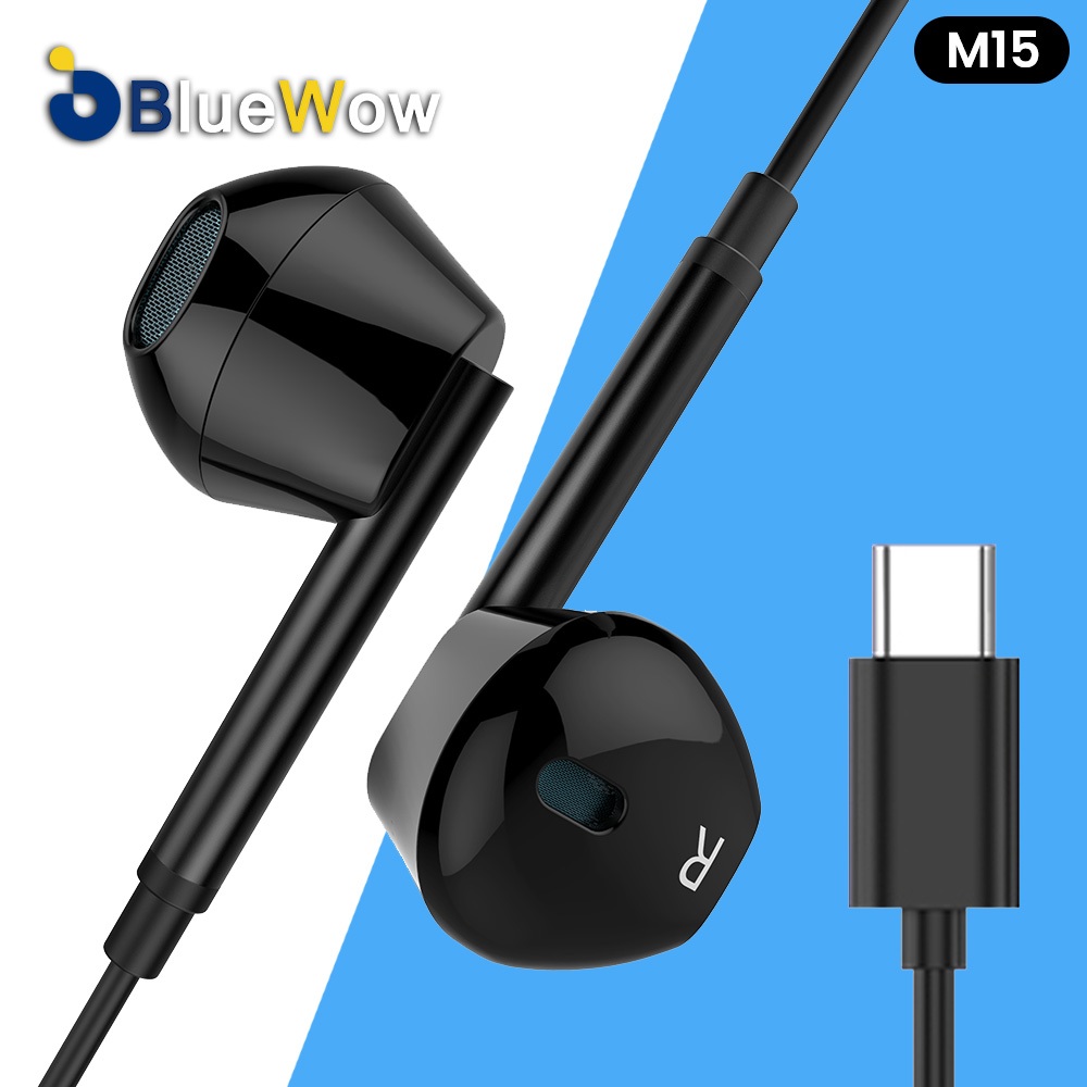 BlueWow Type-C Wired Headphones For Samsung in-Ear Headphone USB-C ...