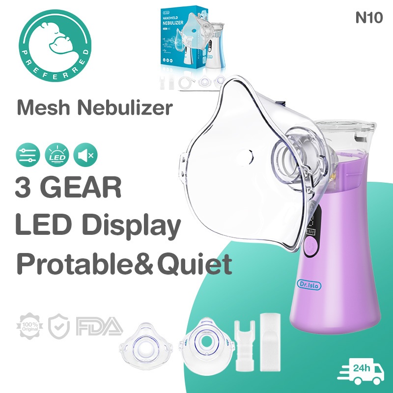 Preferred Nebulizer Machine LED Display Rechargeable 8 levels For Adult ...