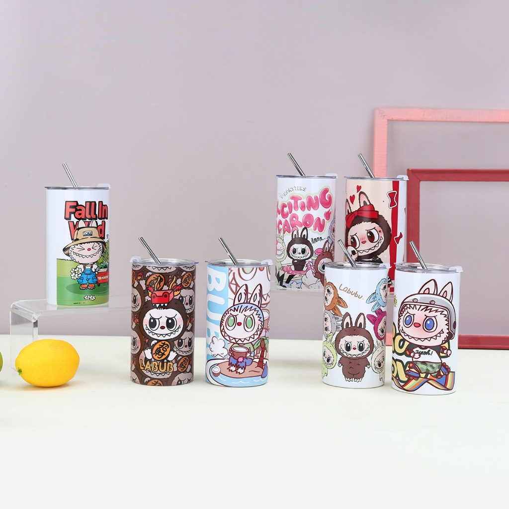 Labubu High Aesthetic Iced Americano Coffee Cup Beverage Cup 304 ...