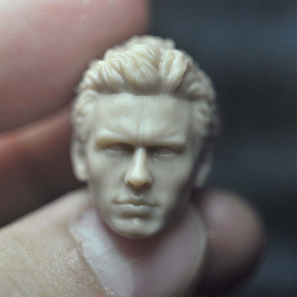 Unpainted 1/12 Scale Green Goblin Harry Osborn James Franco Head Carved Model Fit For 6 inches ...