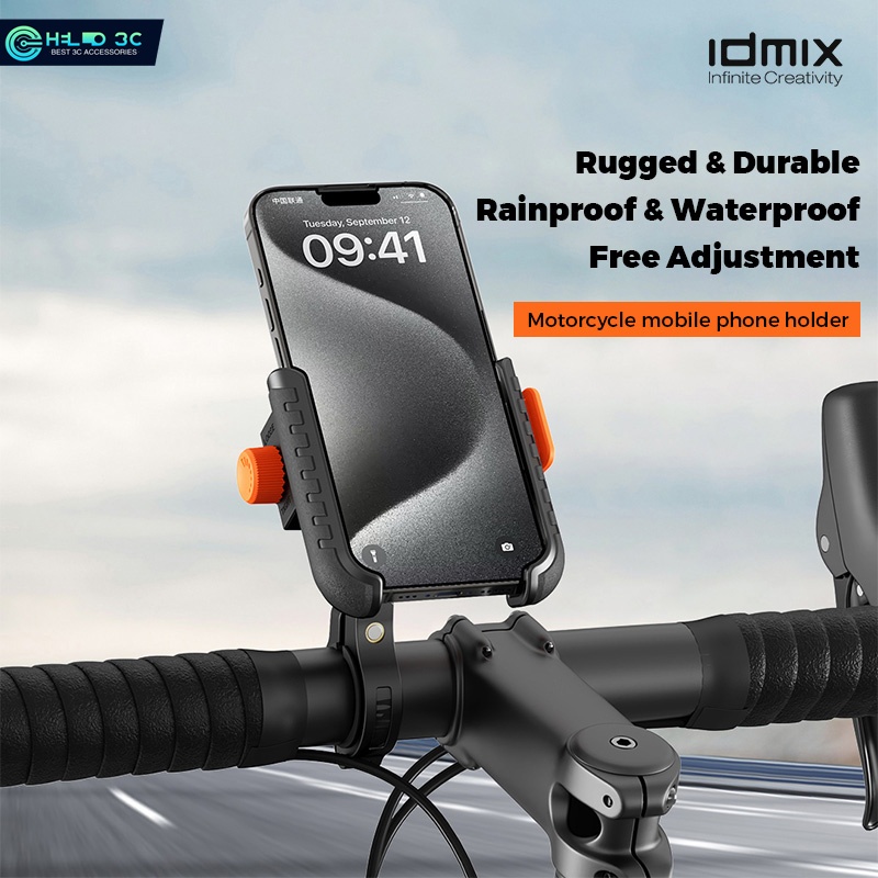 iDmix Magnetic Motorcycle Phone Mount Universal Smart Phone Holder ...
