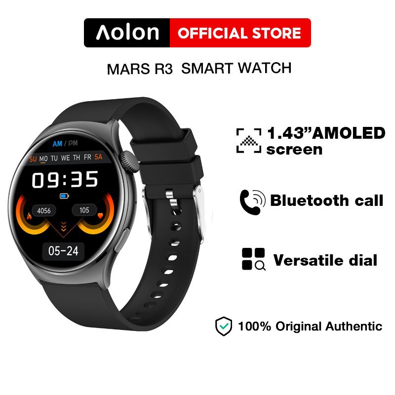 Aolon Mars R3 Smart Watch Original AMOLED Always On Display Custom ...