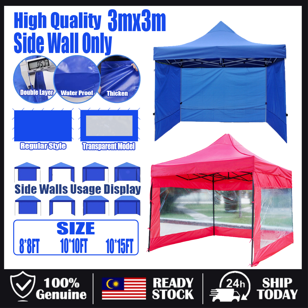 Canvas Only 10' x 10' and 8' x 8' Rooftop Night Market Canopy Top Only ...