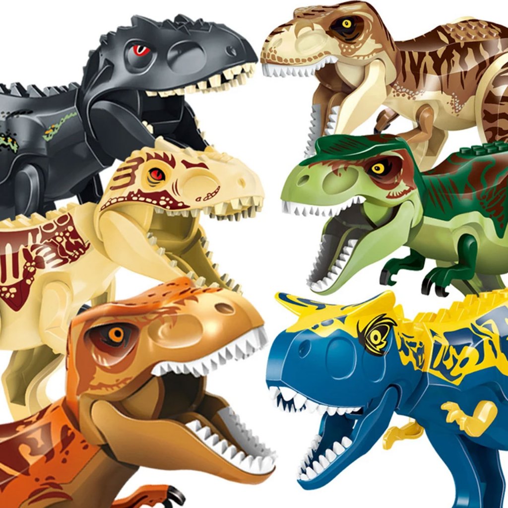 Kids T rex Legos Dinosaur Jurassic Park Toys Tyrannosaurus Building ...