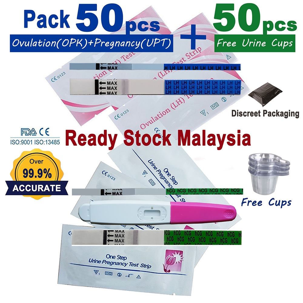 50pcs Ovulation OPK/Early Pregnancy Test Strip 10mIU UPT &other ...