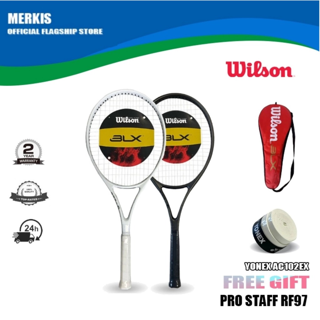 Wilson Tennis Racket Pro Staff RF97 Full Carbon Professional Training ...