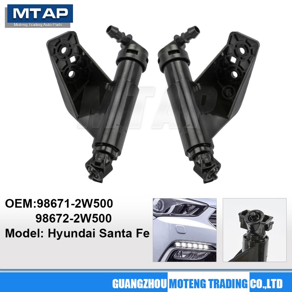 Headlight Washer Nozzle For Hyundai Santa Fe DM 2016 2017 2018 SantaFe ...