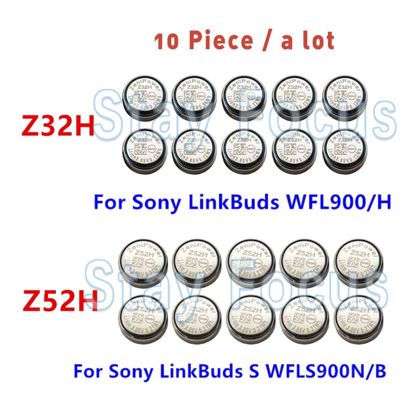 10Pcs/A LOT Original Z52H New Battery For Sony LinkBuds S WFLS900N/B ...