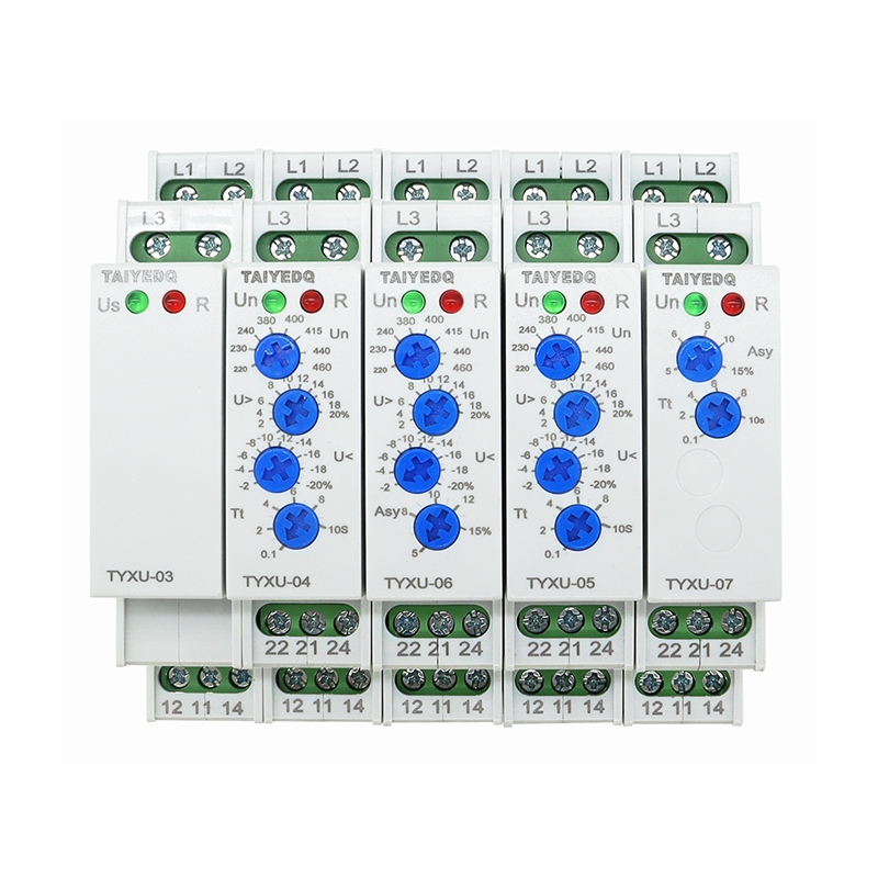 3 Phase Voltage Protection Relay Phase Sequence Phase Failure ...