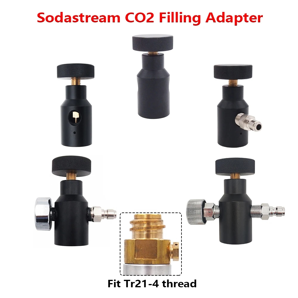 Refill Aadaptor Adapter CO2 Filling Station ON/OFF For Sodastream Tank ...