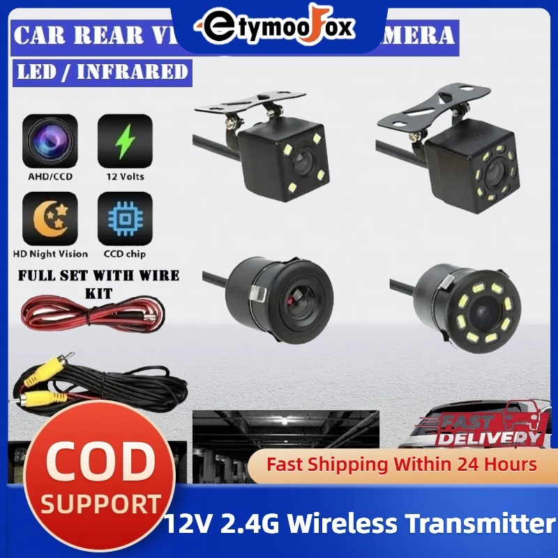 Car Rear View Camera 4 LED / 8 LED / Infrared 120 Degree HD Night ...