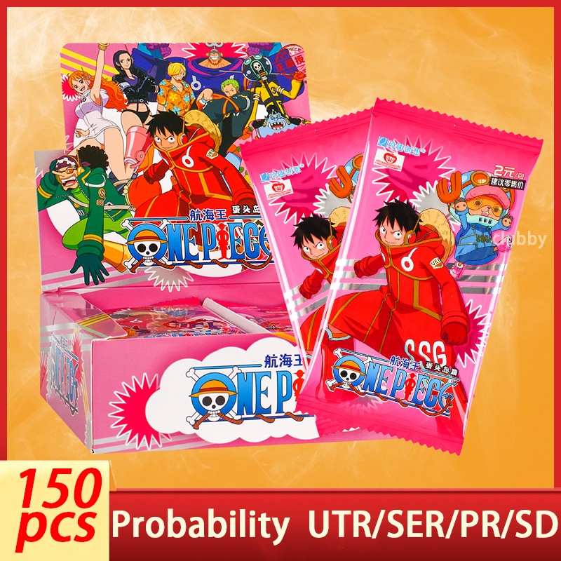 150Pcs one piece card Luffy Zoro Nami Nico Robin cards Rare UTR/SER/SSR ...