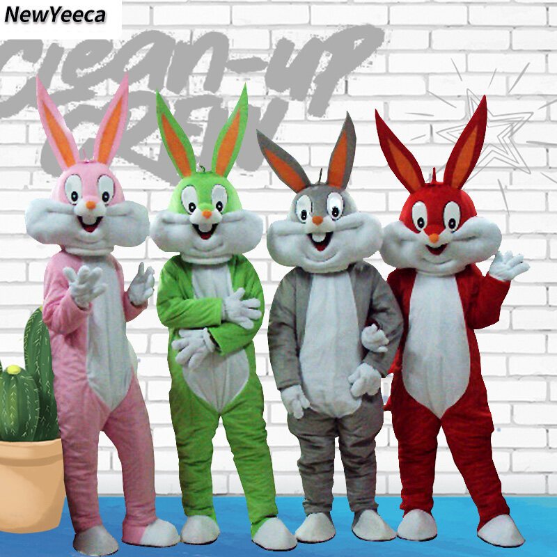 Bugs Bunny Rabbit Mascot Cartoon Costume Performance Clothes Anime ...