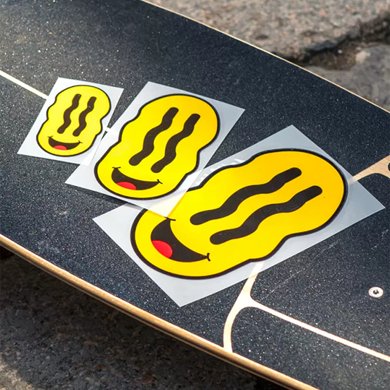 Creative Funny Twisted Smiley Face Car Side Window Bicycle Upper Tube ...