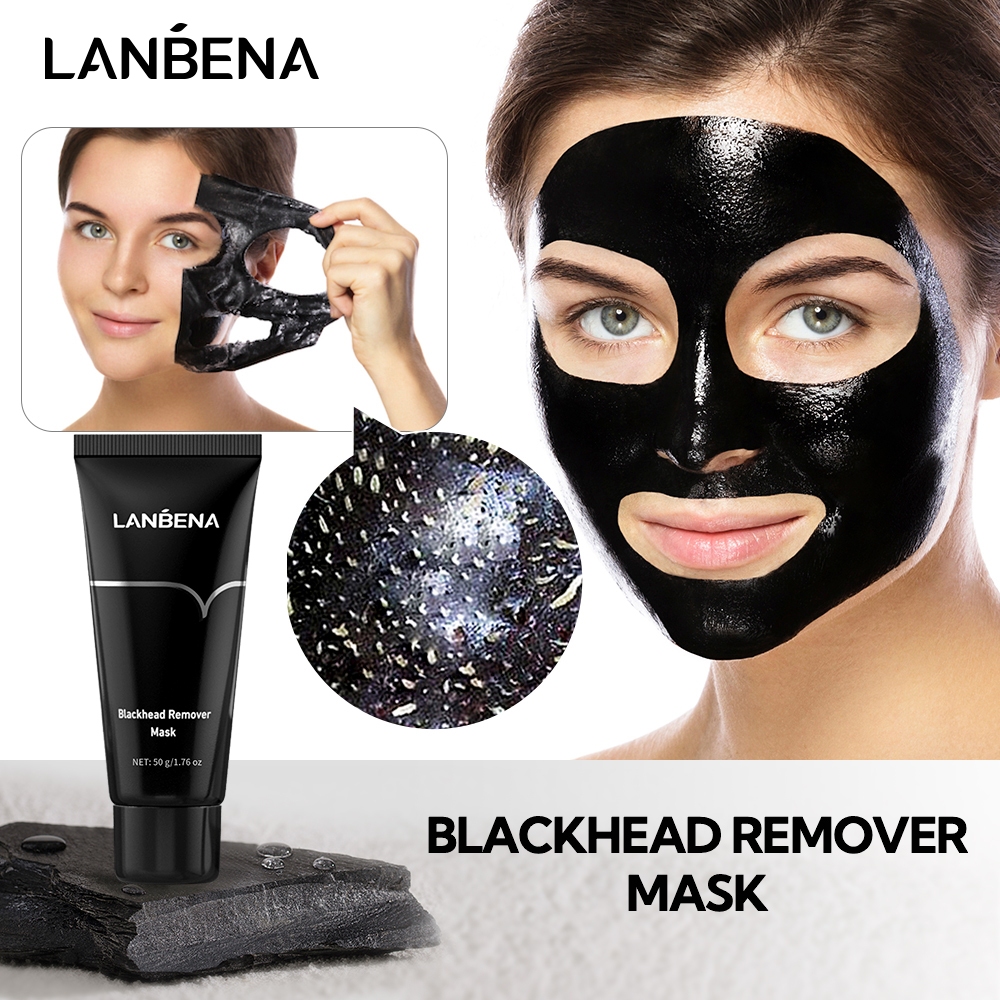 LANBENA Blackhead Remover Mask Peel-Off acne control Bamboo Charcoal ...