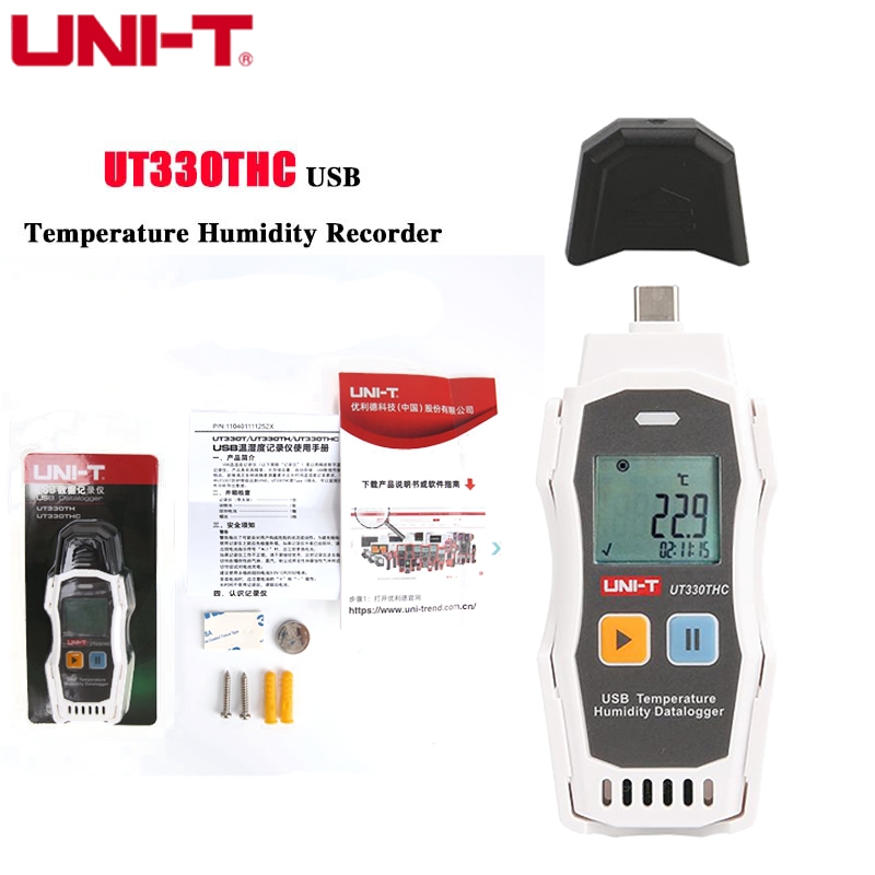 UNI-T UT330THC UT330TH USB TYPE-C Temperature and Humidity Recorder ...