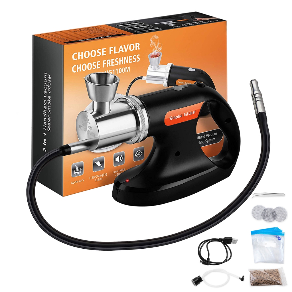 Smoked Gun Commercial Attached Vacuum Function, Portable Smoked Infuser ...
