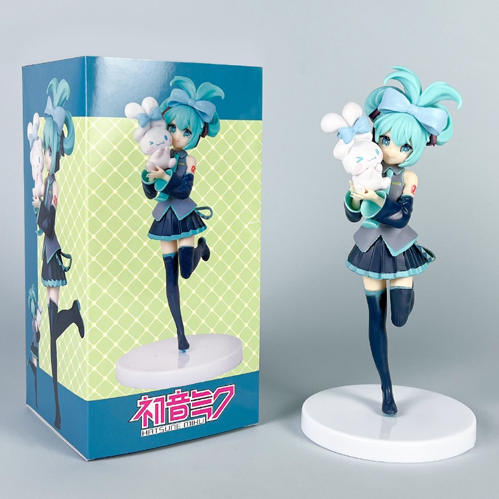21cm Anime Virtual Idol Singer Hatsune Miku Hug Cinnamoroll Two ...