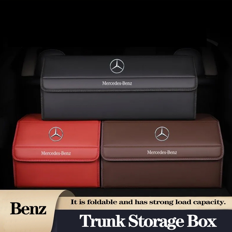 Suitable for Mercedes-benz car storage box trunk folding storage box ...
