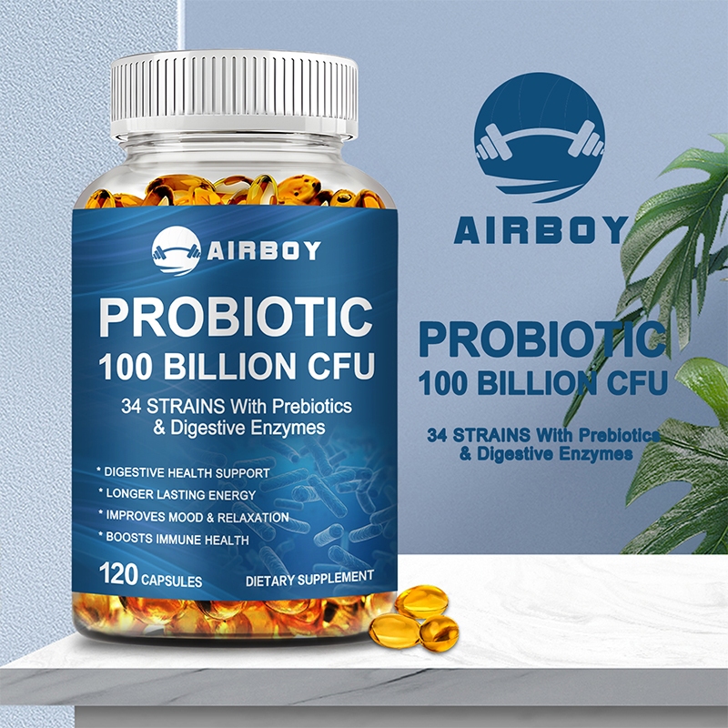 PROBIOTIC 100 BILLION CFU capsules - Fruit and vegetable complex ...