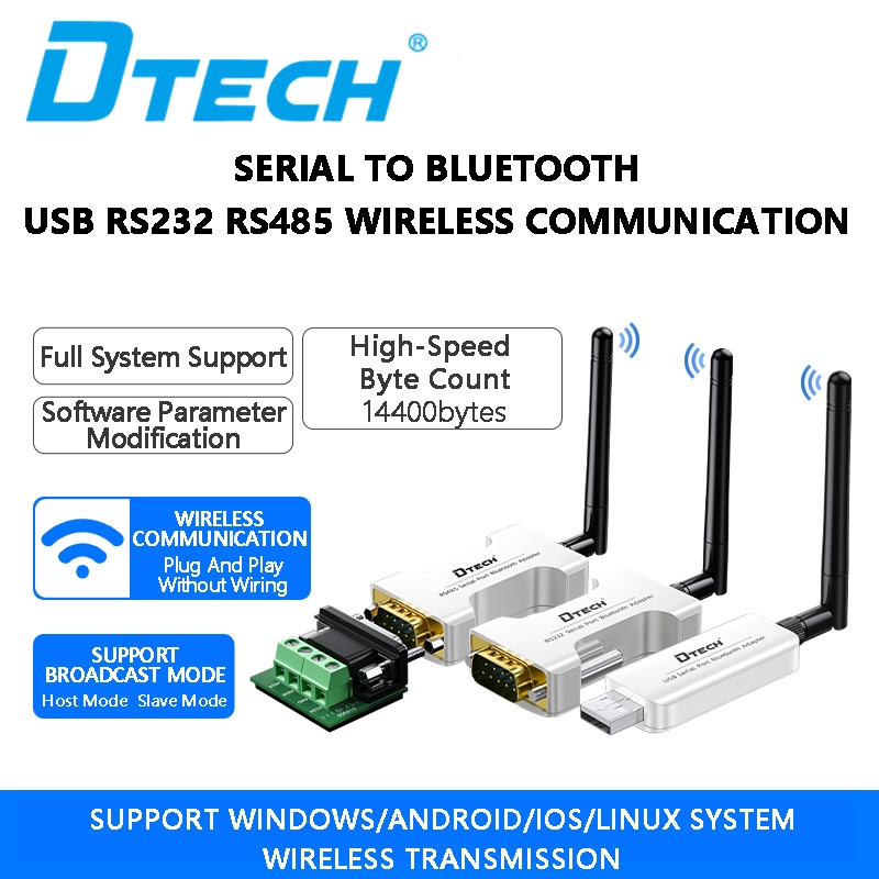 Dtech Wireless LORA Console Line Adjustment Module LORA Serial Port Line Configuration Line ...
