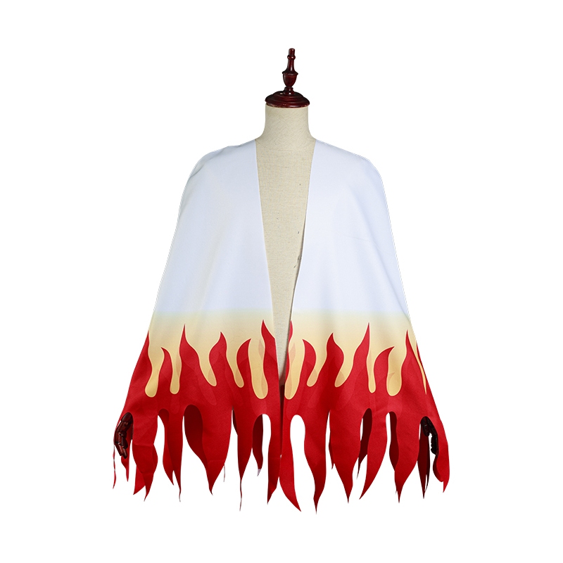 Demon Slayer Rengoku Kyoujurou Cloak Cape Halloween Cosplay Kimono ...