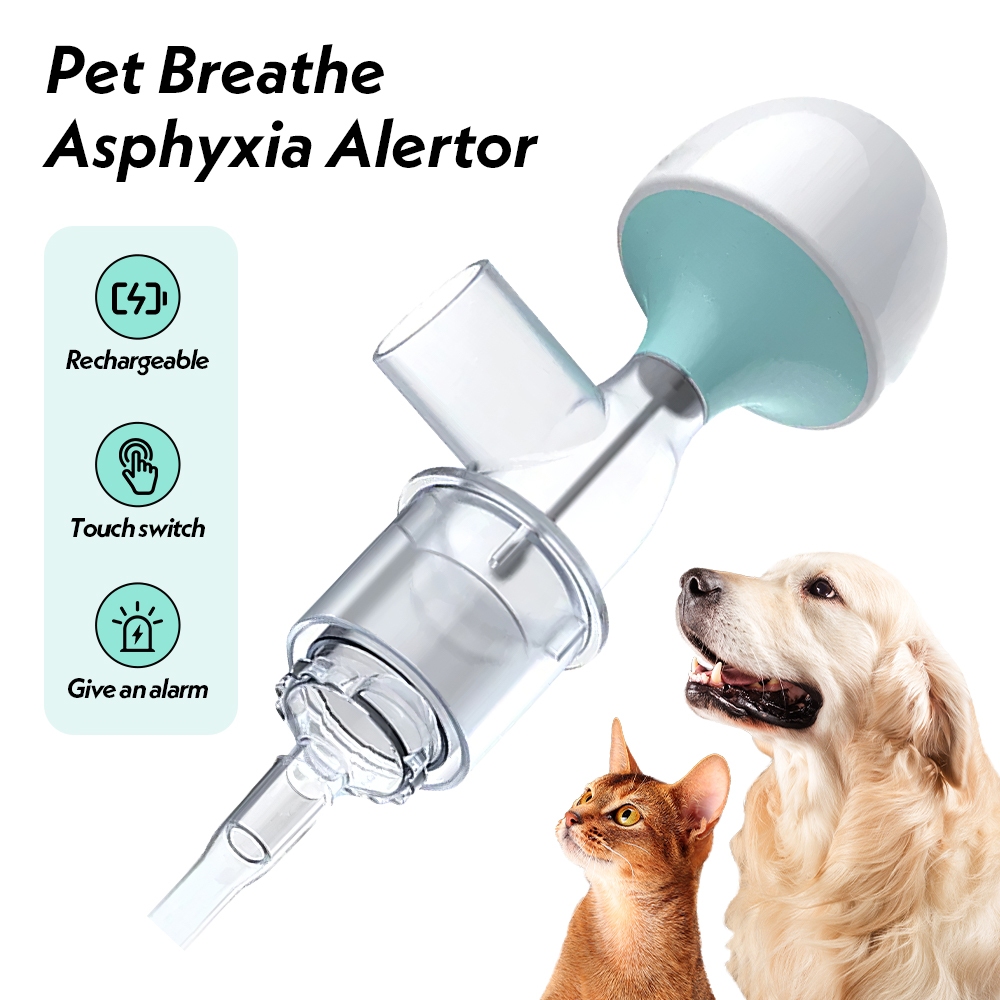VBA1 Pet choking alarm Apnea Sensor Monitor Animal Cat Dog Apnea Alarm ...