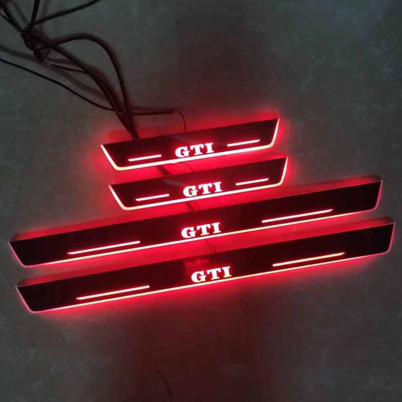Volkswagen Golf GTI MK6 MK7 MK8 4PCS Acrylic Moving LED Welcome Pedal ...