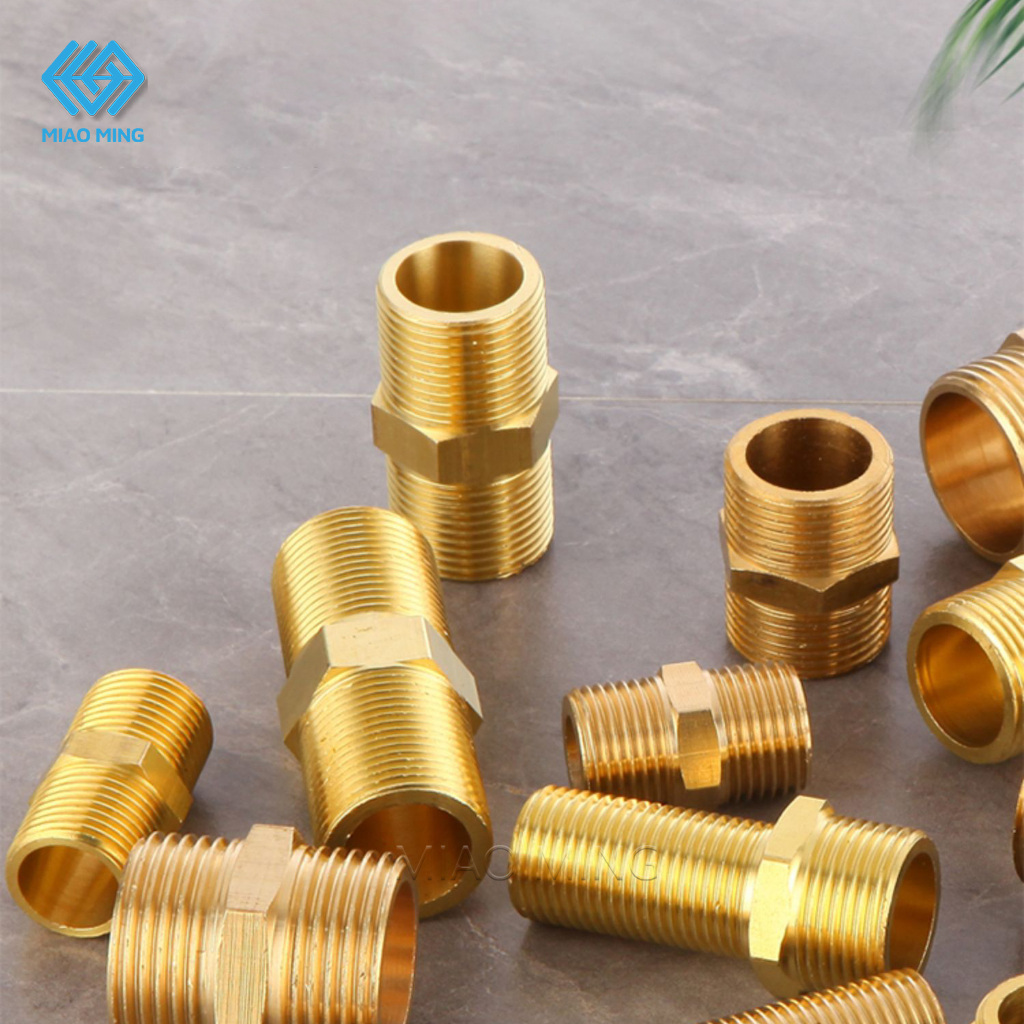 1/2" 3/4" 1" Male To Male Thread Brass NIPPLE / MALE Pipe Equal ...