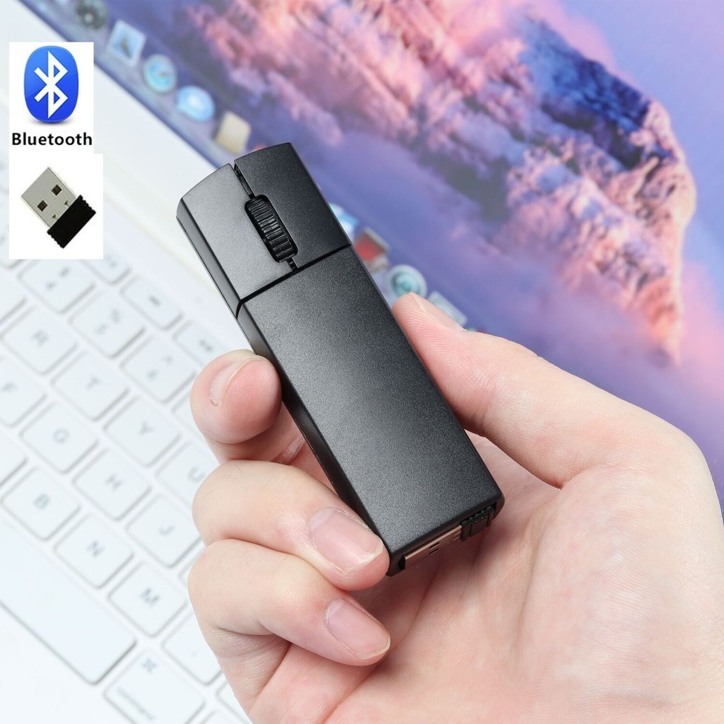 Bluetooth 2.4G wireless mouse mini dual-mode silent pen USB charger ...