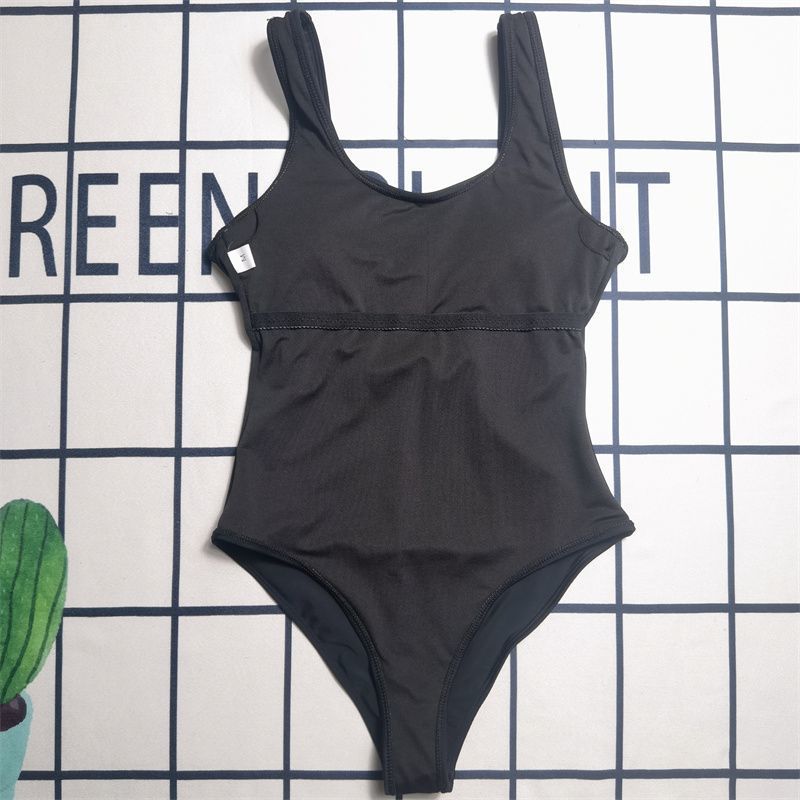 Prada Real Shot One-Piece Black Swimsuit Super Fairy Western Style One ...