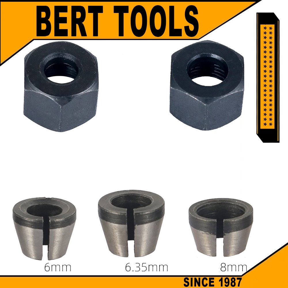 BERT🇲🇾｜Router Bit Collet Chuck Engraving Trimming Machine Electric ...