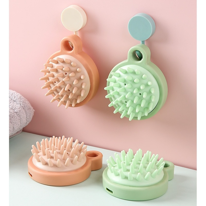 Japanese Style Shampoo Brush Scalp Health Massage Shampoo Comn Silicone ...