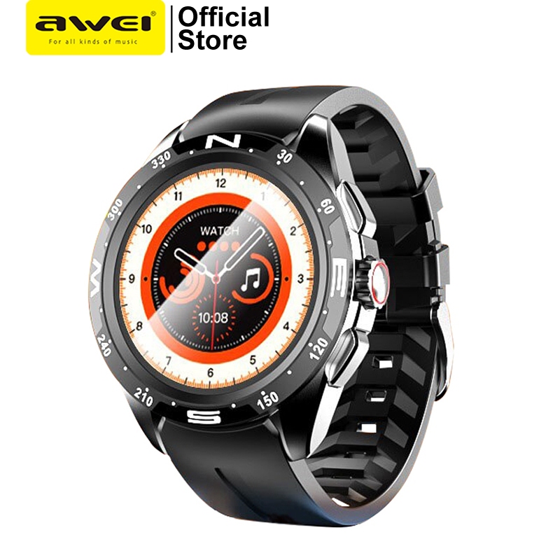 Awei H22 Smartwatch for Men 1.39-inch HD Screen Bluetooth Call Heart ...