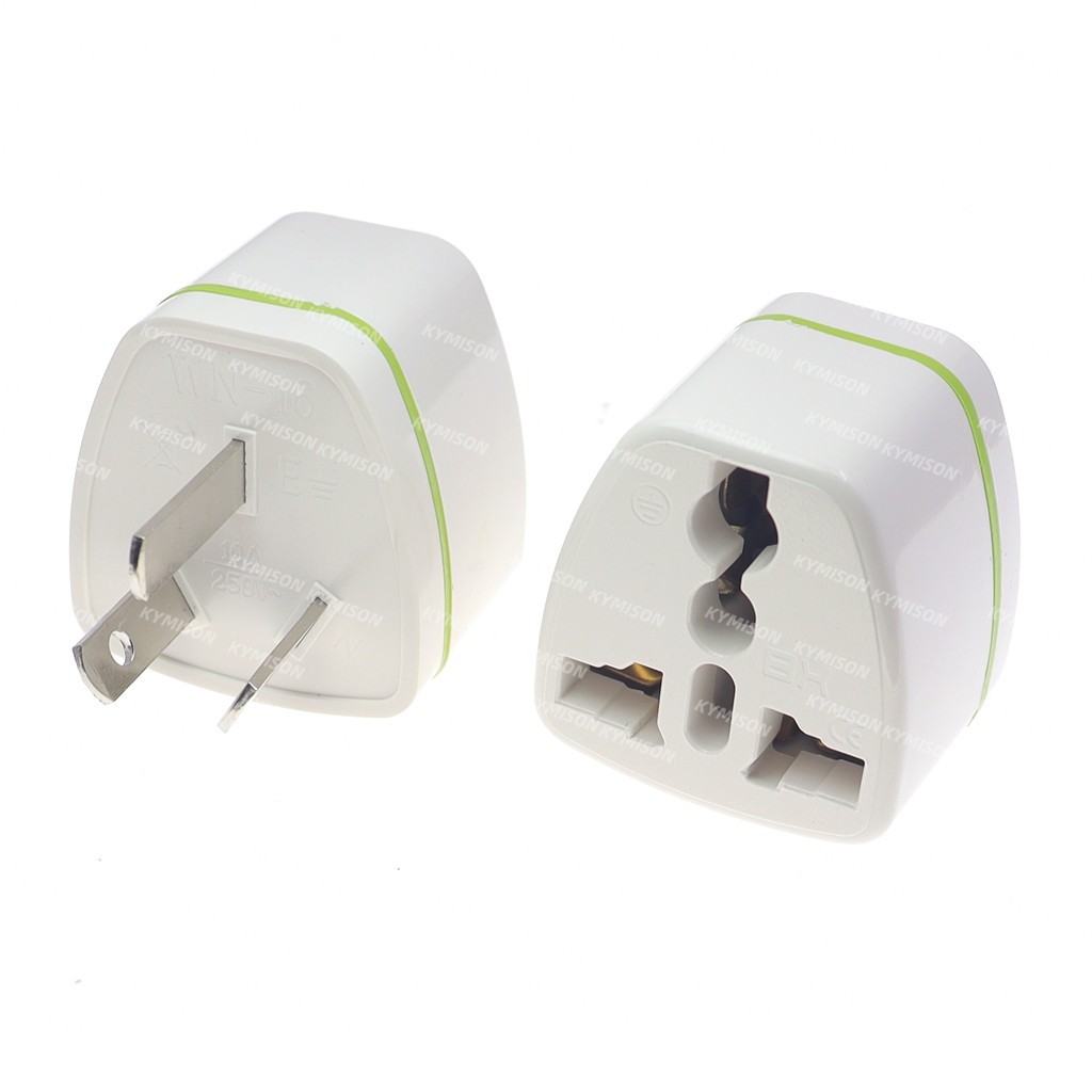 2pcs Australia Standard 3 Pins Conversion Plug, Universal To AU New ...