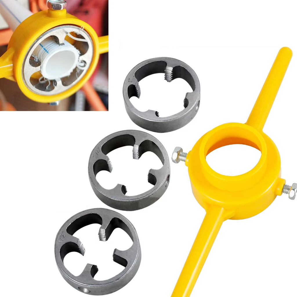 6pcs PVC Pipe Threading Tool Kit PE PER PPR Thread Maker 1/2" 3/4" 1 ...