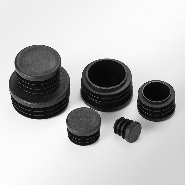 10mm-76mm Round Black Plastic Hollow cover Blanking end caps square ...
