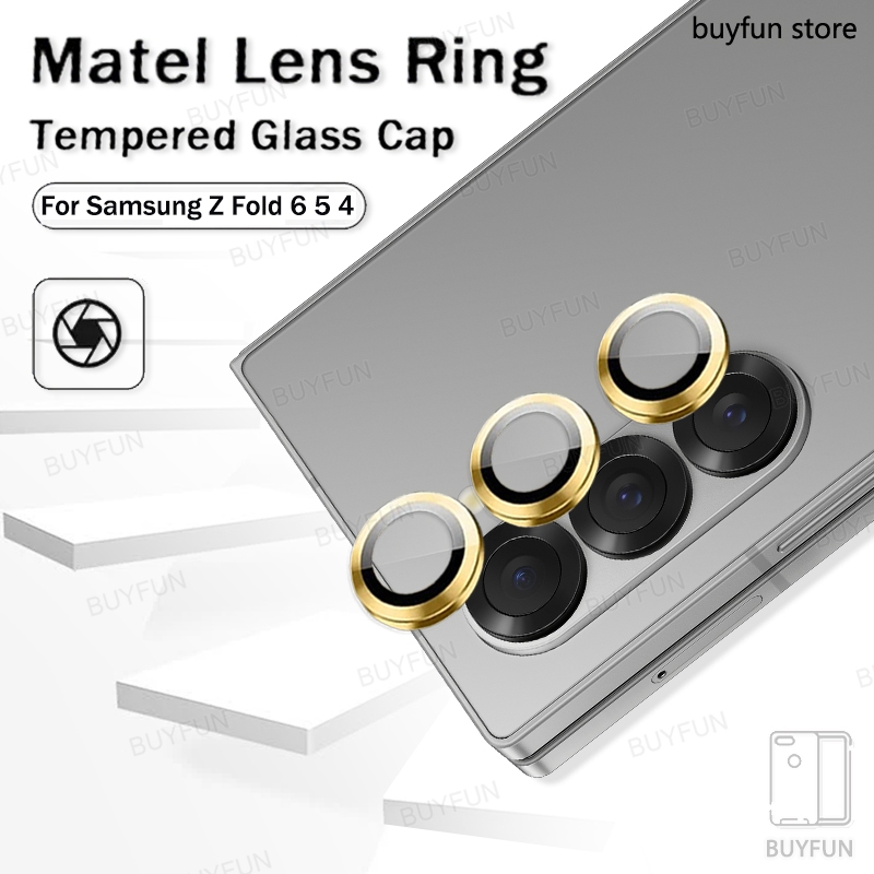 Metal Camera Protector For Samsung Galaxy Z Fold 6 5 fold6 5G Metal ...