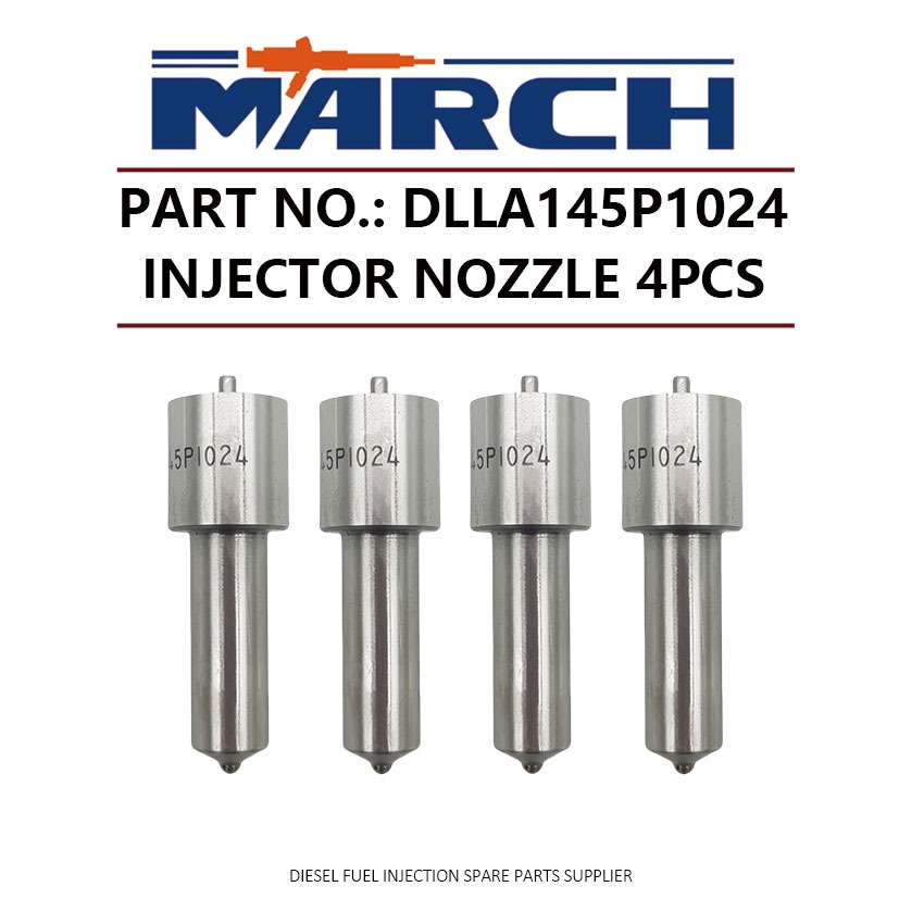 4Pcs Fuel Injector Nozzle DLLA145P1024 Diesel Injector Tips for Toyota Hilux 2.5L D4D 2KD-FTV ...