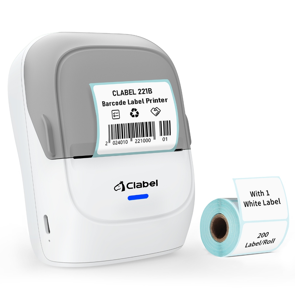 CLABEL 221B Label Printer Wireless Thermal Printer Sticker Printer ...