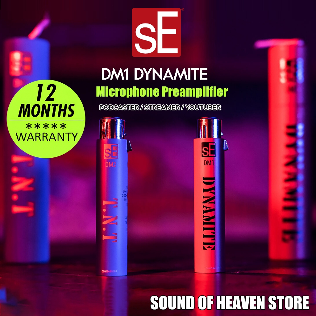 (5-Day Delivery) Se DM1/DM2 Dynamic Microphone Amplifier, Stage Microphone Front Amplifier ...