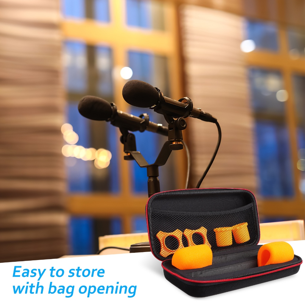 [READY STOCK] Portable Microphone Bag Protection Silicone Ring Wireless ...