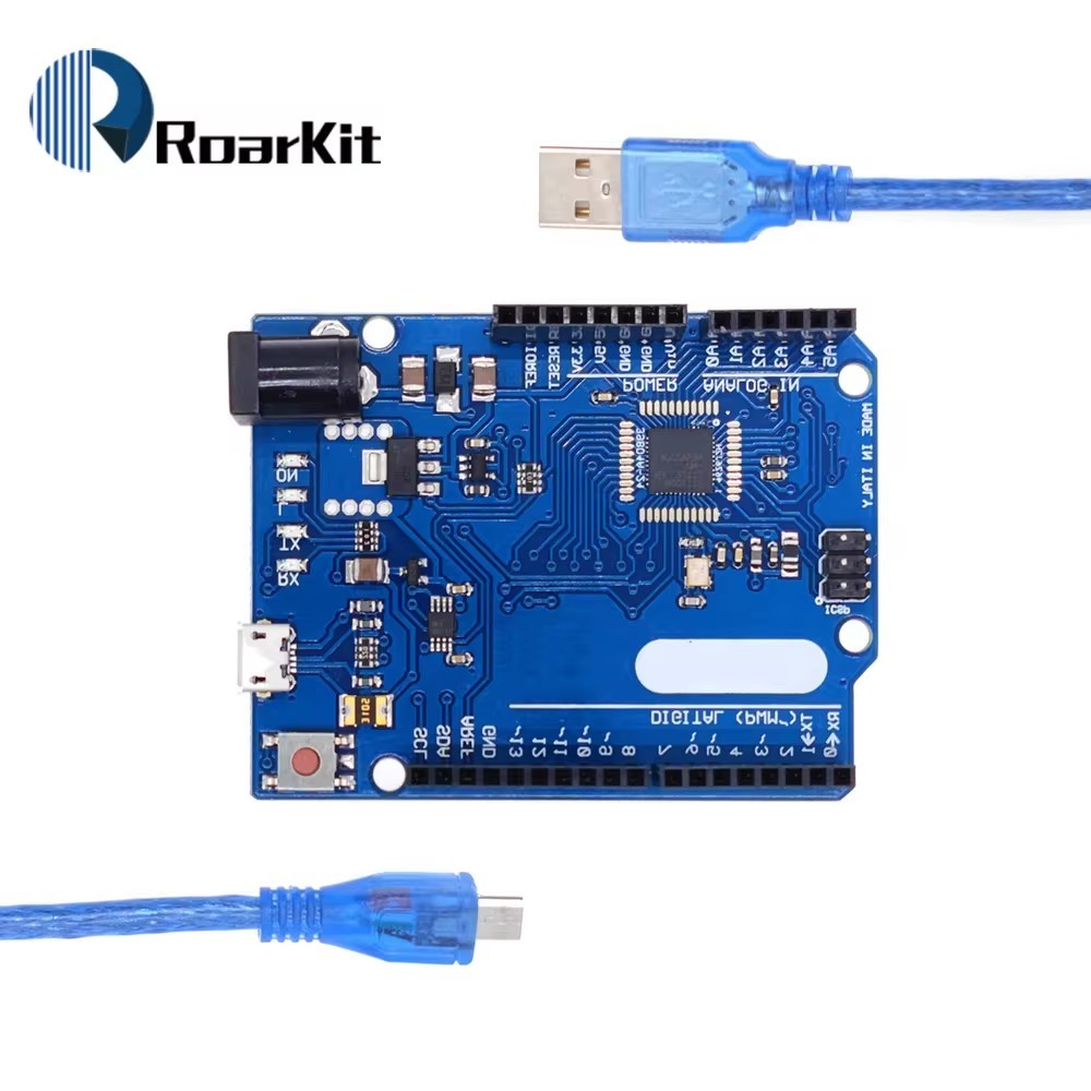 Leonardo R3 Microcontroller Atmega32u4 Development Board With Usb Cable