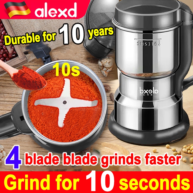 Alex【Grind into powder in 10s】spice grinder coffee bean grinder coffee ...