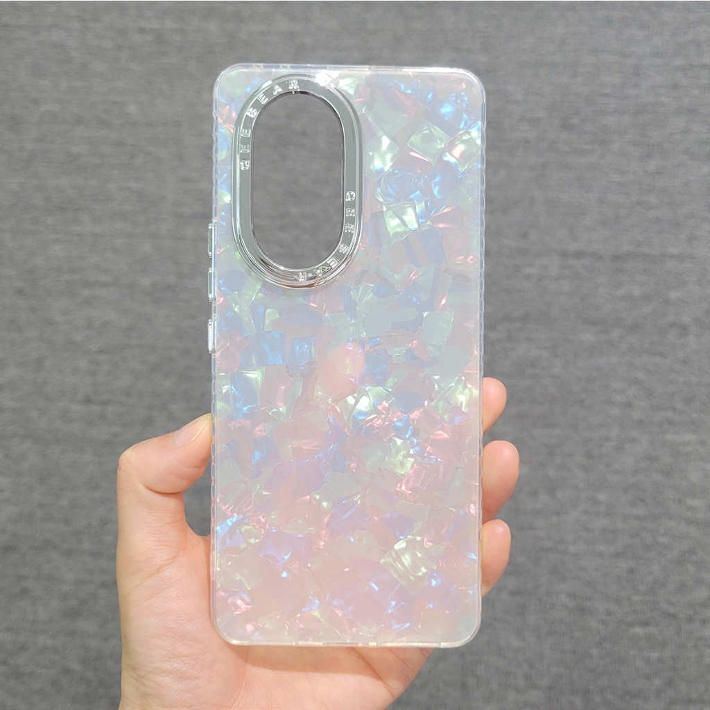 For Honor 200 Pro Casing Plating Translucent Shell Hard Back Phone Case ...