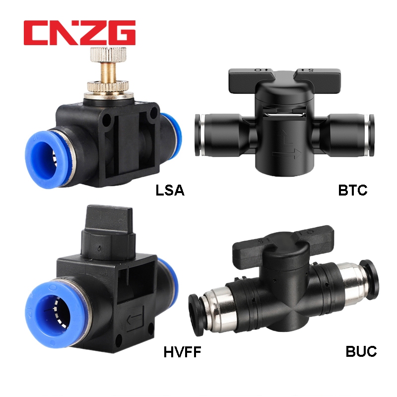 LSA HVFF BUC Water Flow Speed Control Valve Pneumatic Air flow Regulator Tube Gas Adjust ...