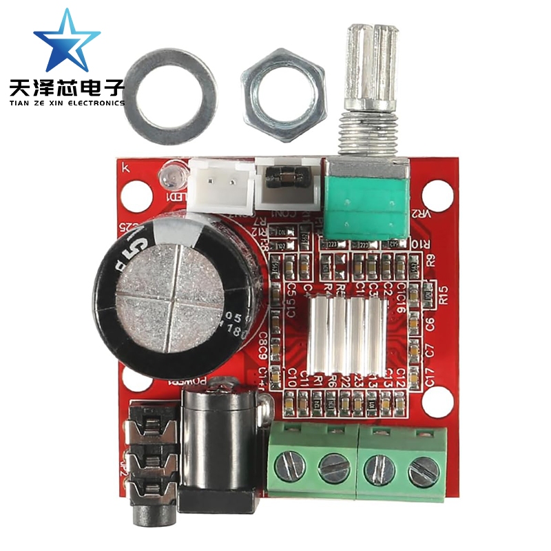 PAM8610 Mini Stereo AMP Audio Amplify Board Digital Portable Ampli ...