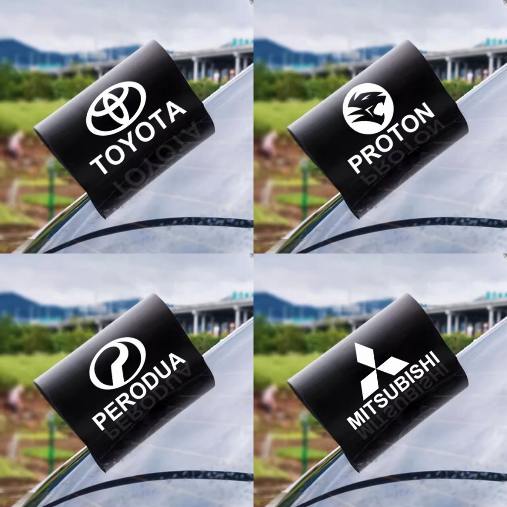 Car logo sticker Wash Label Style Trunk Door Decals PVC Auto Decoration ...